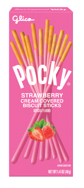 Pocky Strawberry 1.41oz | Ezaki Glico USA Corporation