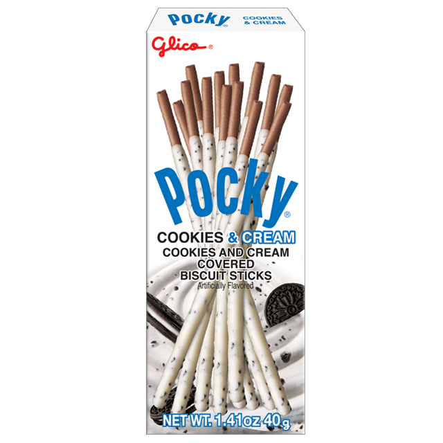 Pocky Cookies & Cream 1.41oz | Ezaki Glico USA Corporation