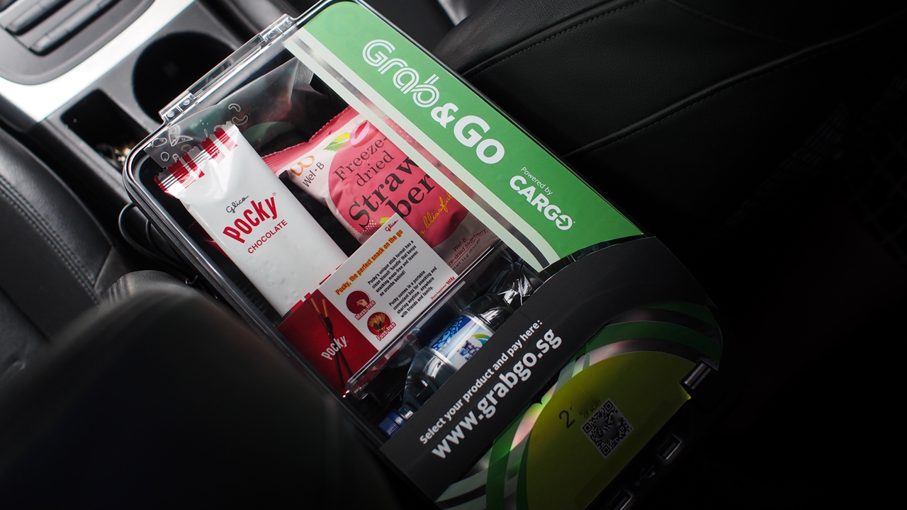 Pocky features in Grab's first in-car retail service | Glico Asia Pacific
