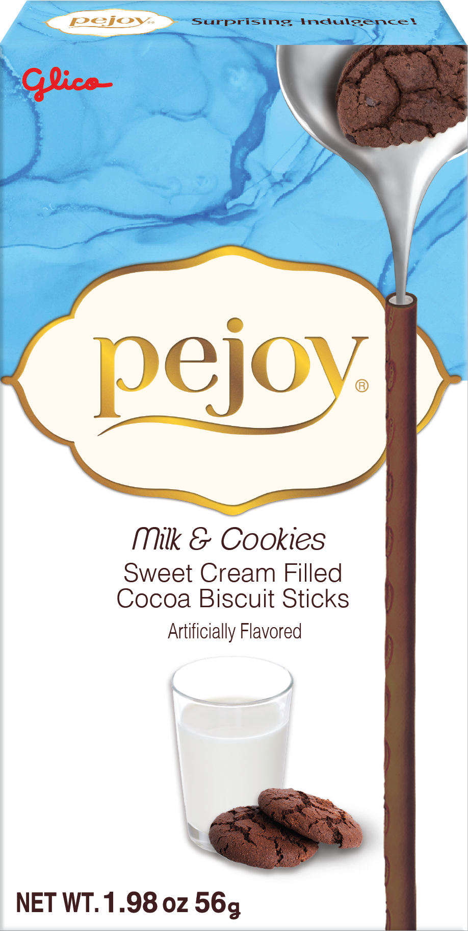 Pejoy Milk & Cookies 1.98oz | Ezaki Glico USA Corporation